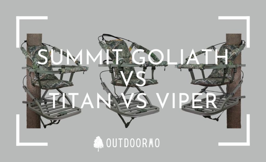Summit Goliath Vs Titan Vs Viper | 3 Top Treestands Compared - OutdoorMo